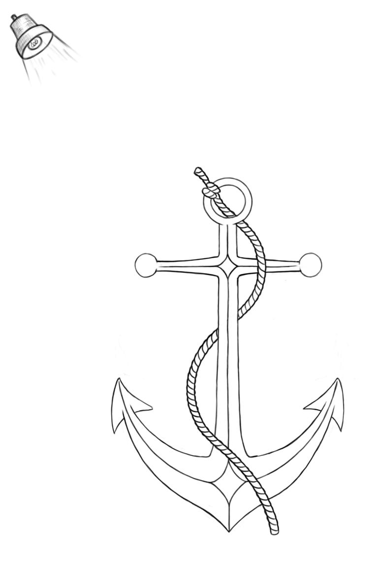 How To Draw An Anchor – Step By Step | The Drawing Journey