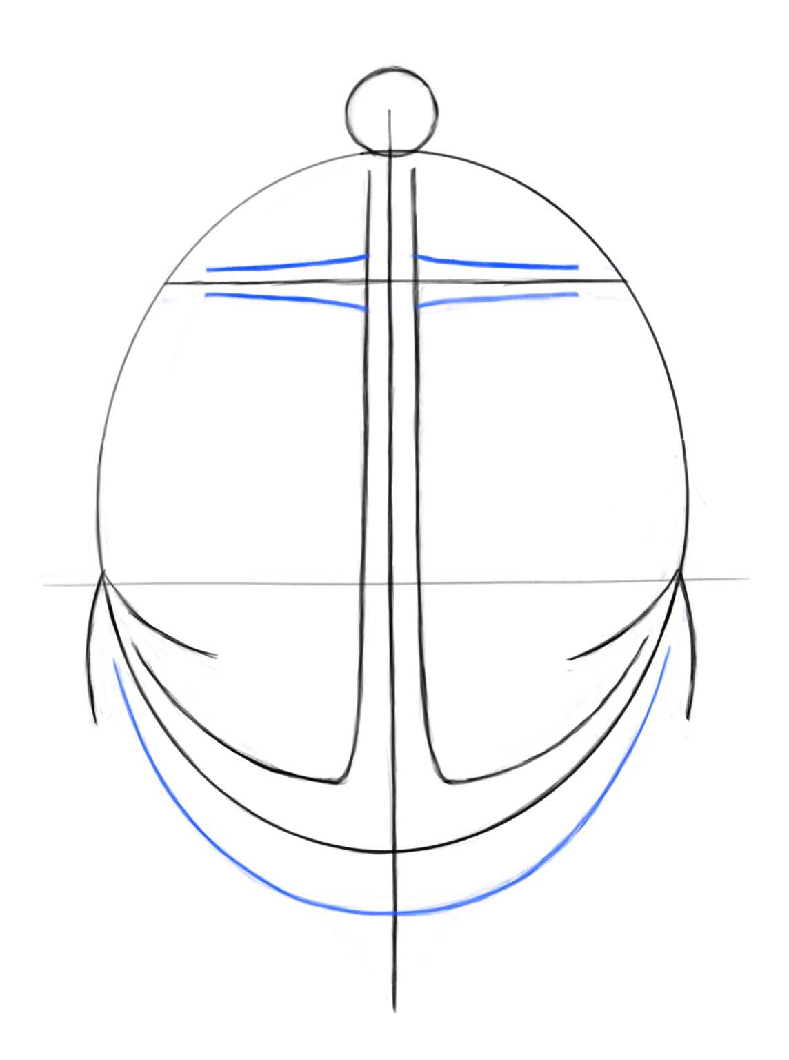 How To Draw An Anchor – Step By Step | The Drawing Journey